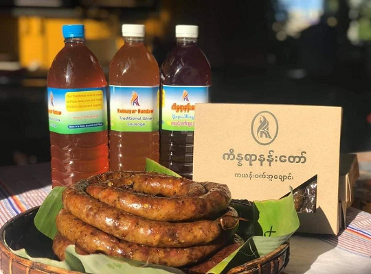 A must try: kayah sausages and wine