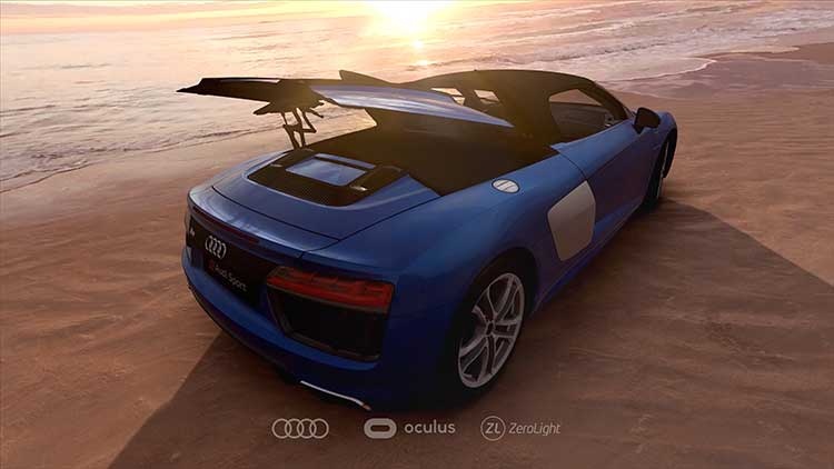 Audi and ZeroLight showcase Audi VR experience at OC4