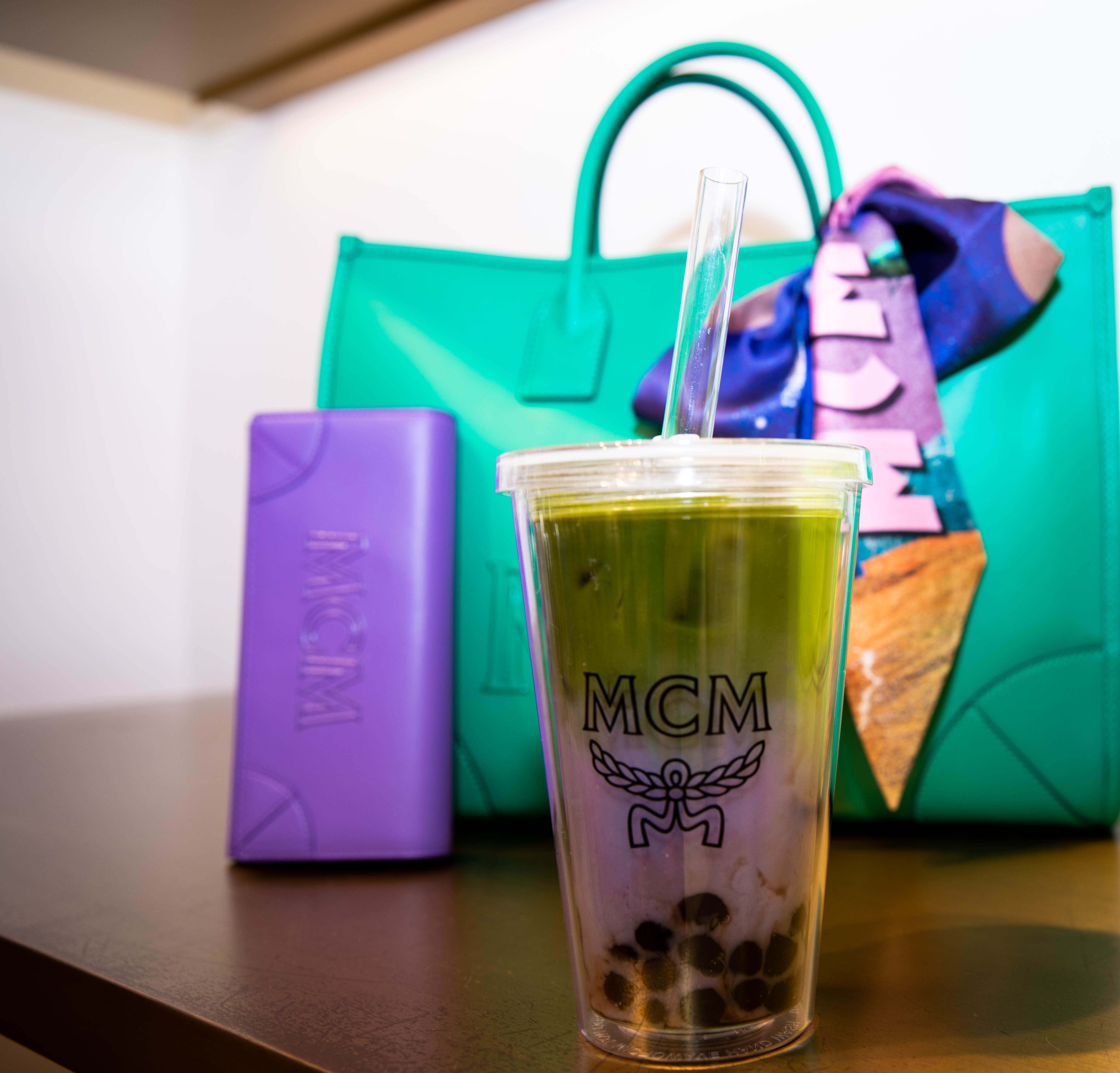 FLAUNT and MCM Celebrate the Opening of the Boba Bar at MCM Rodeo