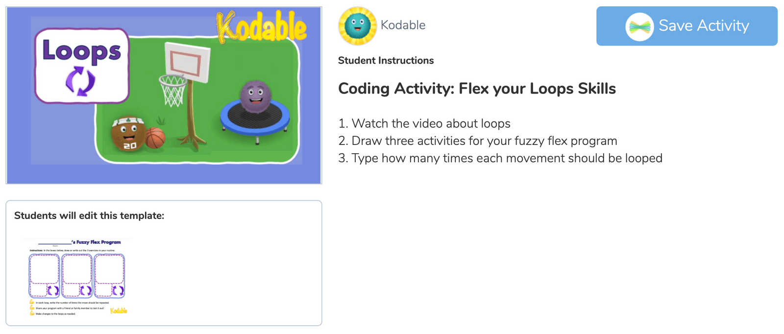Coding Activities on SeeSaw | Kodable