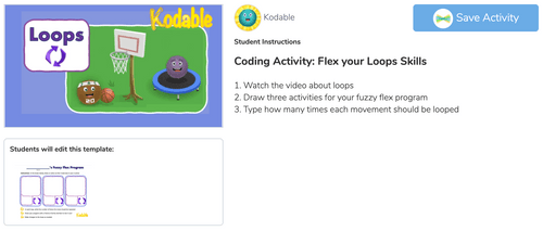 Coding Activities on SeeSaw | Kodable