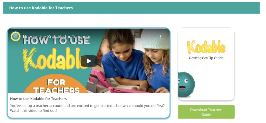 Kodable Set Up Guide 2021 Coding In Elementary School Kodable