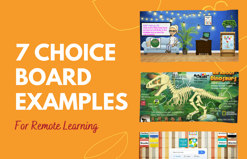 7 Choice Board Examples for Remote Learning | Kodable