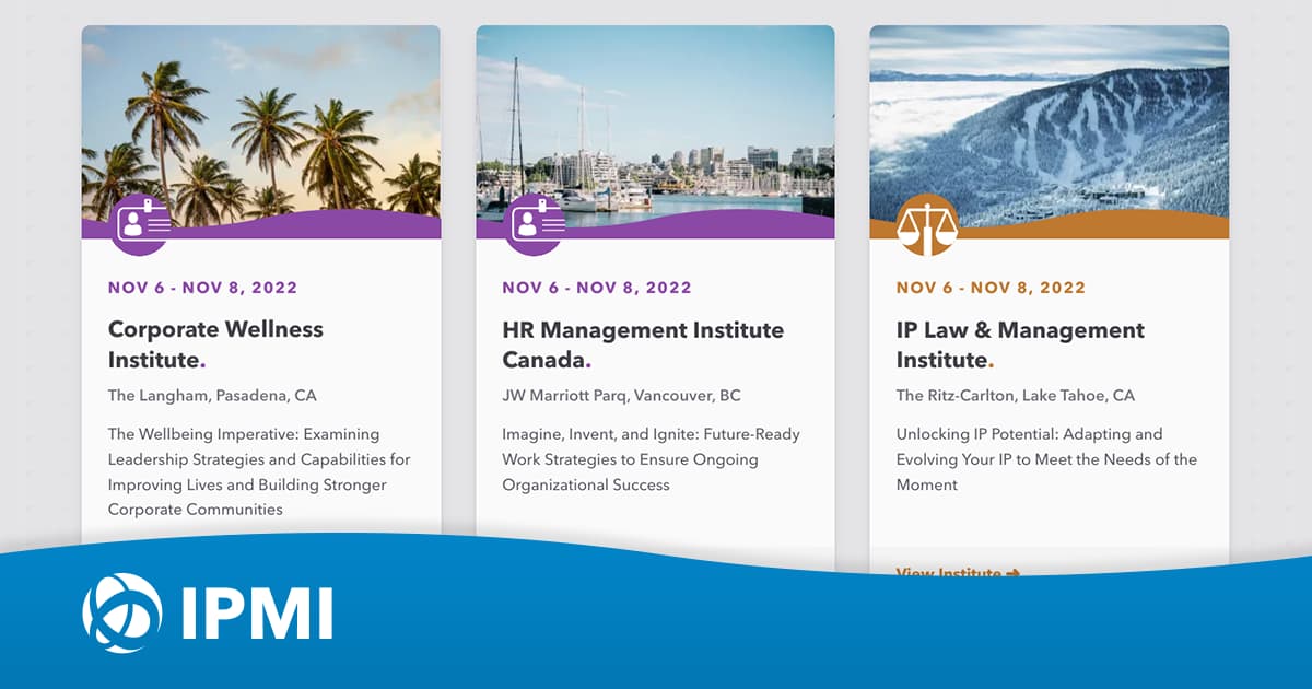 Recent Institutes - IPMI