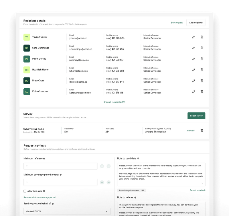 Reference Checking Software for Better Hiring | Xref
