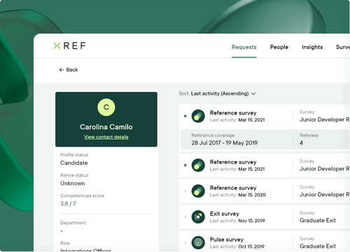 Reference Checking Software for Better Hiring | Xref