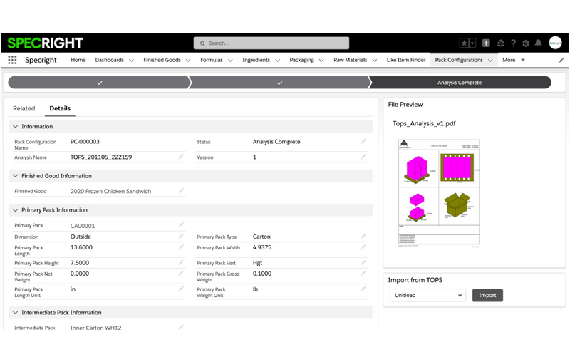 Packaging Management Software | Specright