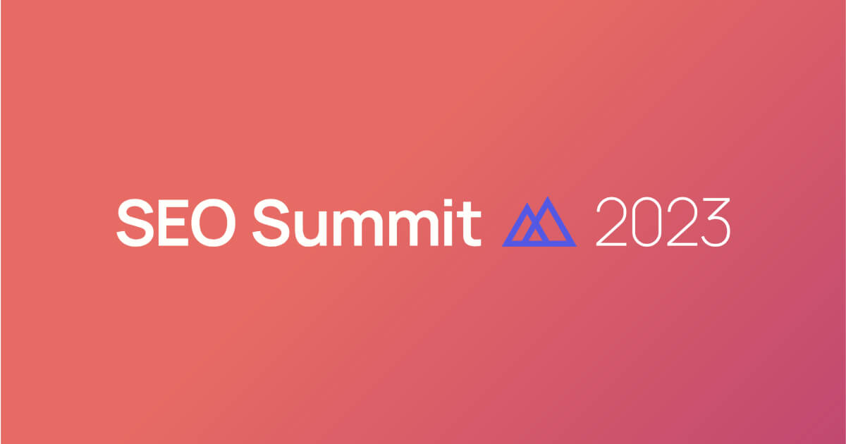 SEO Summit 2023: 28 e 29 de Setembro