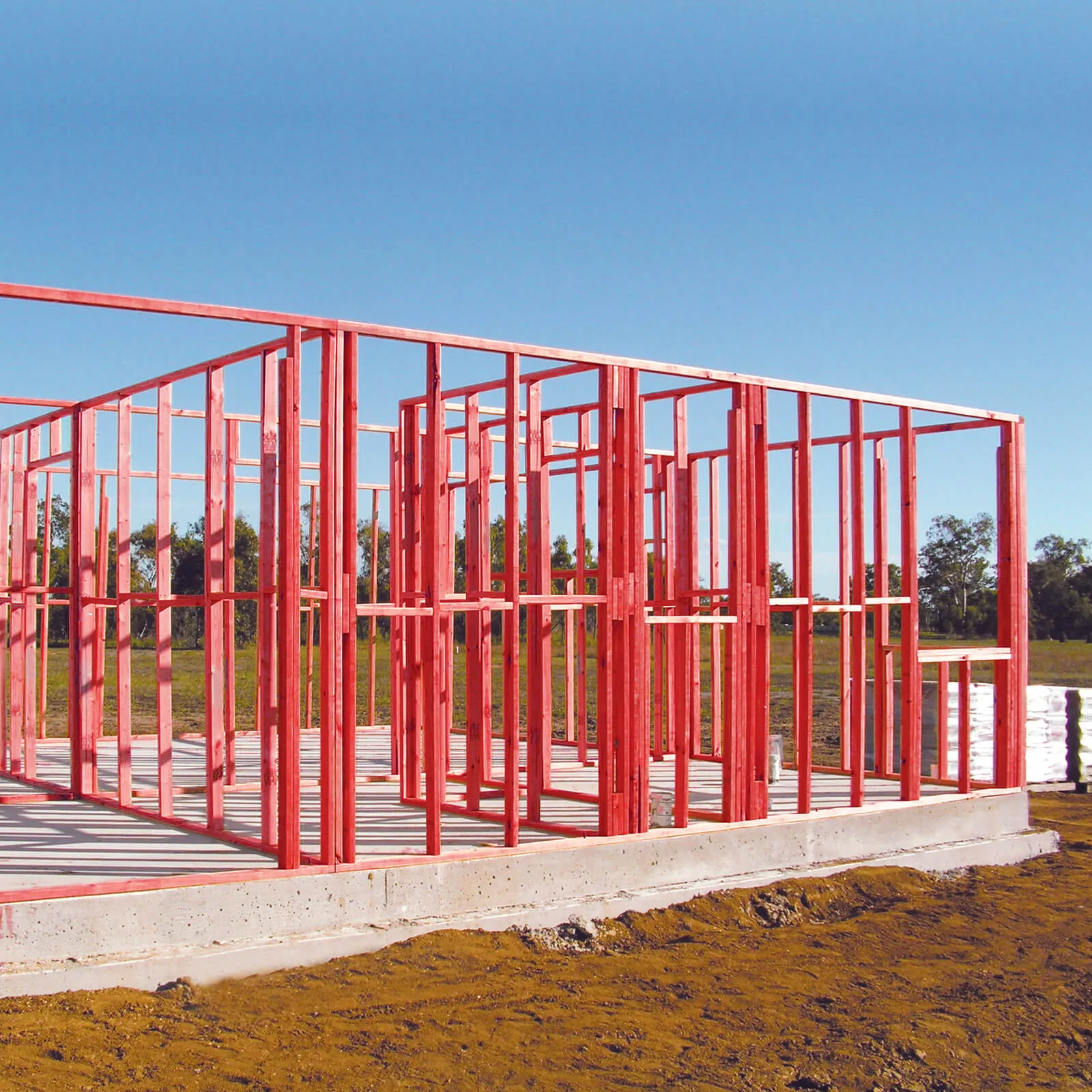 T2 Red Timber Framing | H2 Red Termite Treatment