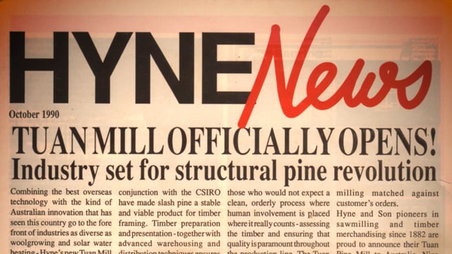 Our History | Hyne Timber