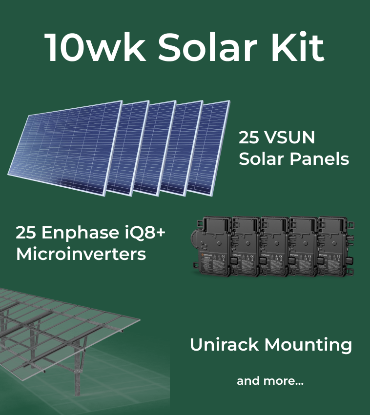 10kW Solar Kit - DIY or Full Install