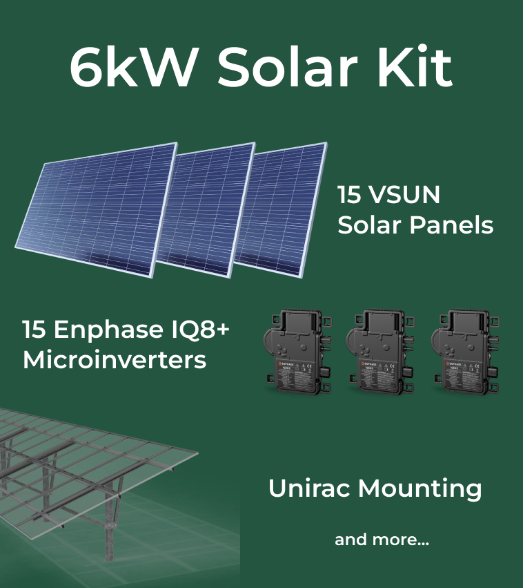 6kW Solar Kit - DIY or Full Install