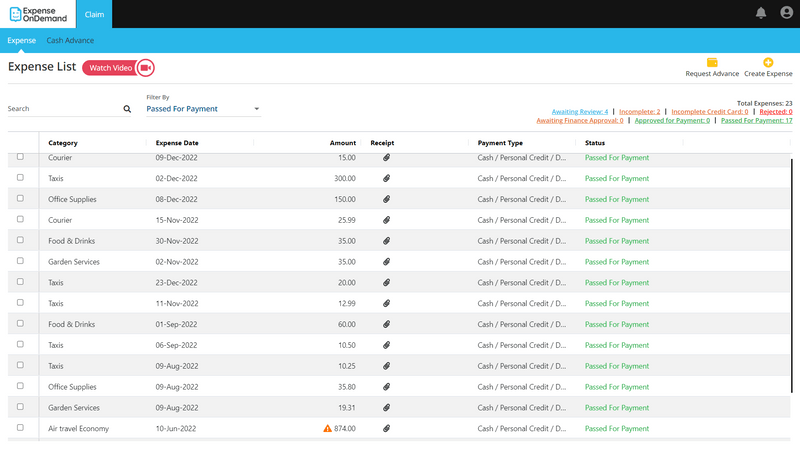 Expense Management For Business | ExpenseOnDemand