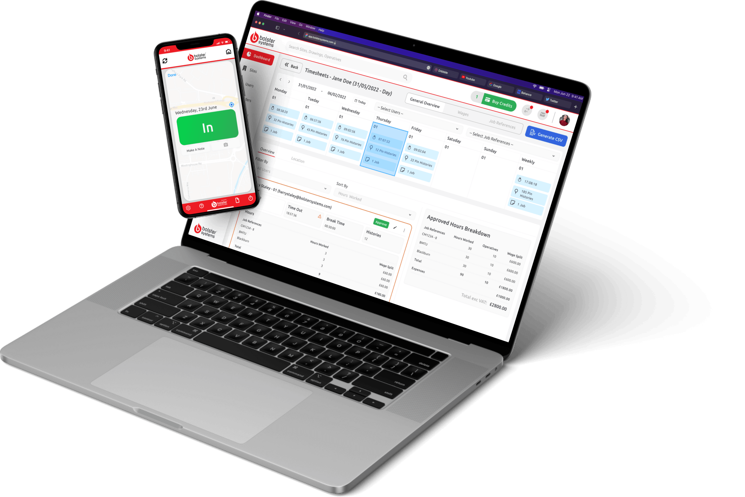 Bolster Systems | Timesheets Plus