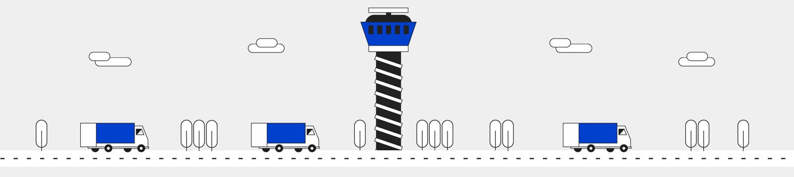 Infografía con los principales KPI del transporte