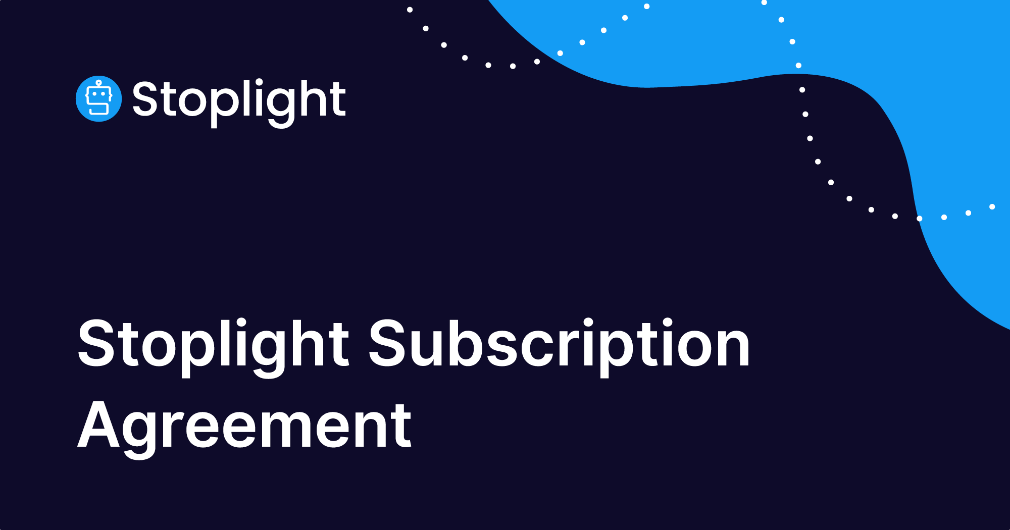 Stoplight Subscription Agreement | Stoplight