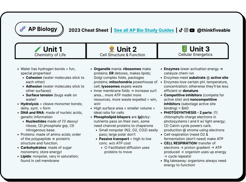 Fiveable: 2023 AP Review — Study Guides, Cheatsheets, Practice Questions