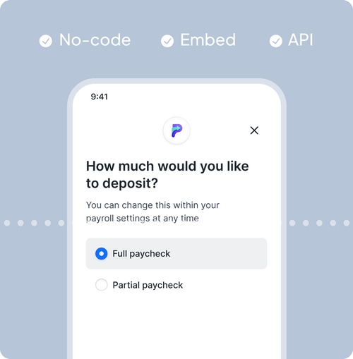 Deposit Switch | Pinwheel