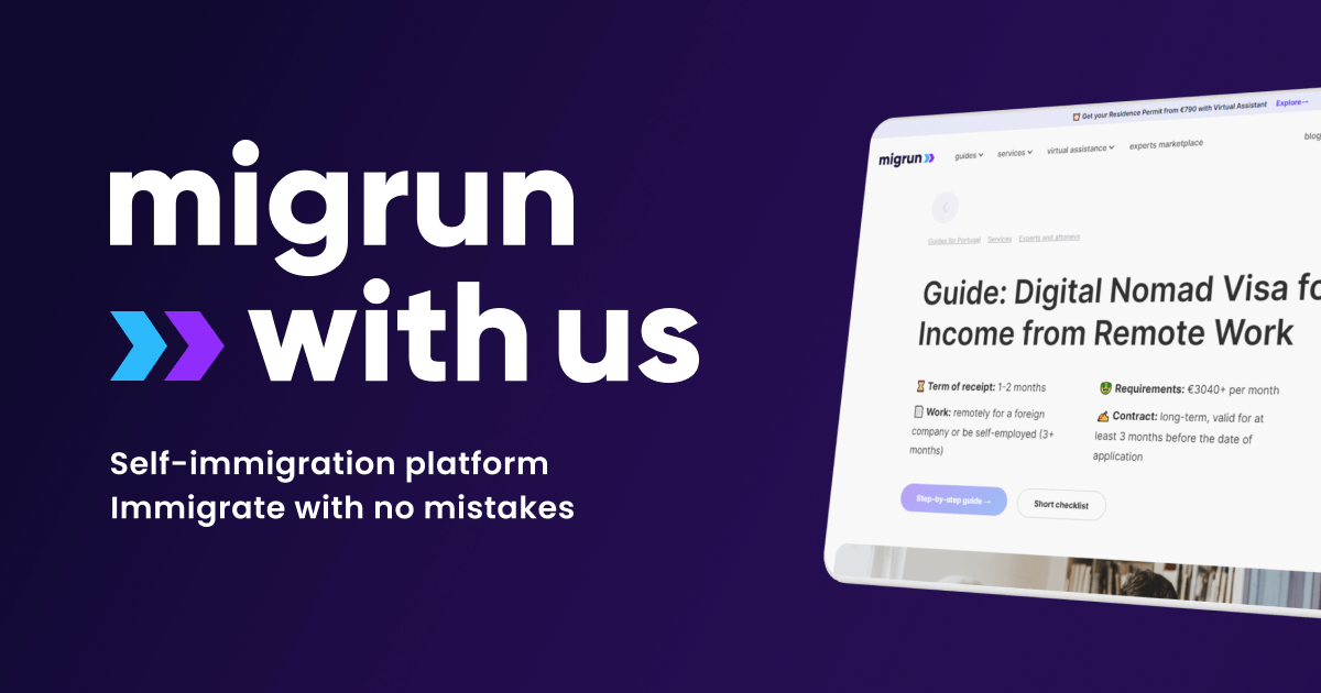 MigRun platform for immigrants and digital nomads | Spain and Portugal ...