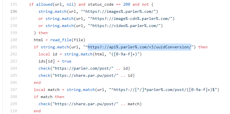 Analysis of the Parler Data Breach