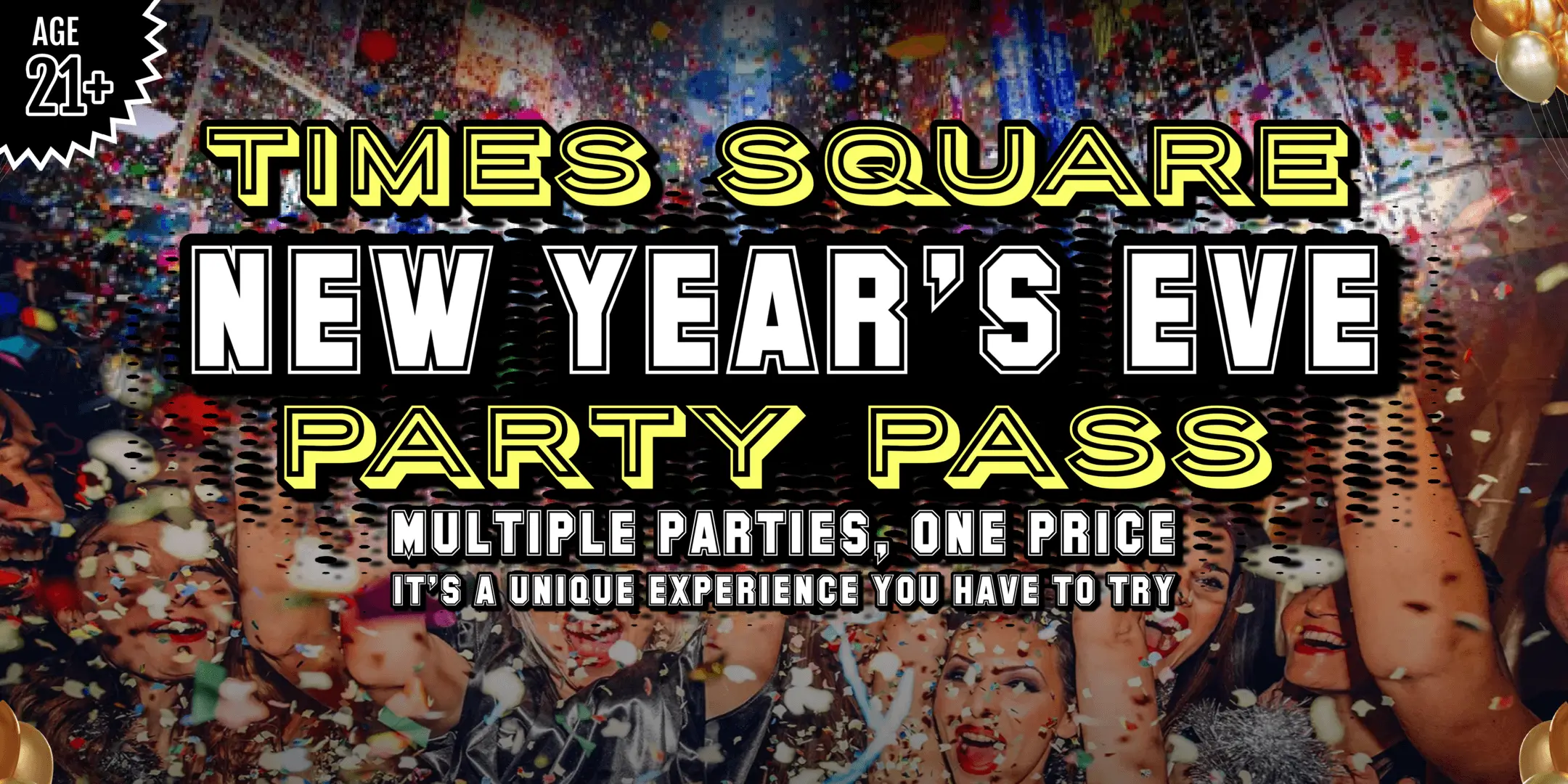 Times Square Party Pass NYE Party | New York New Year's Eve 2024