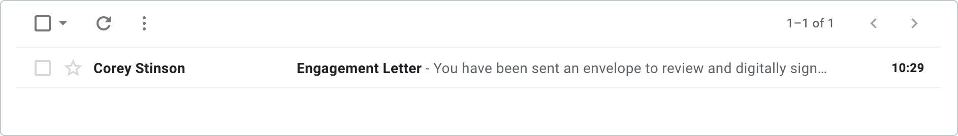 Annature: Email notifications page