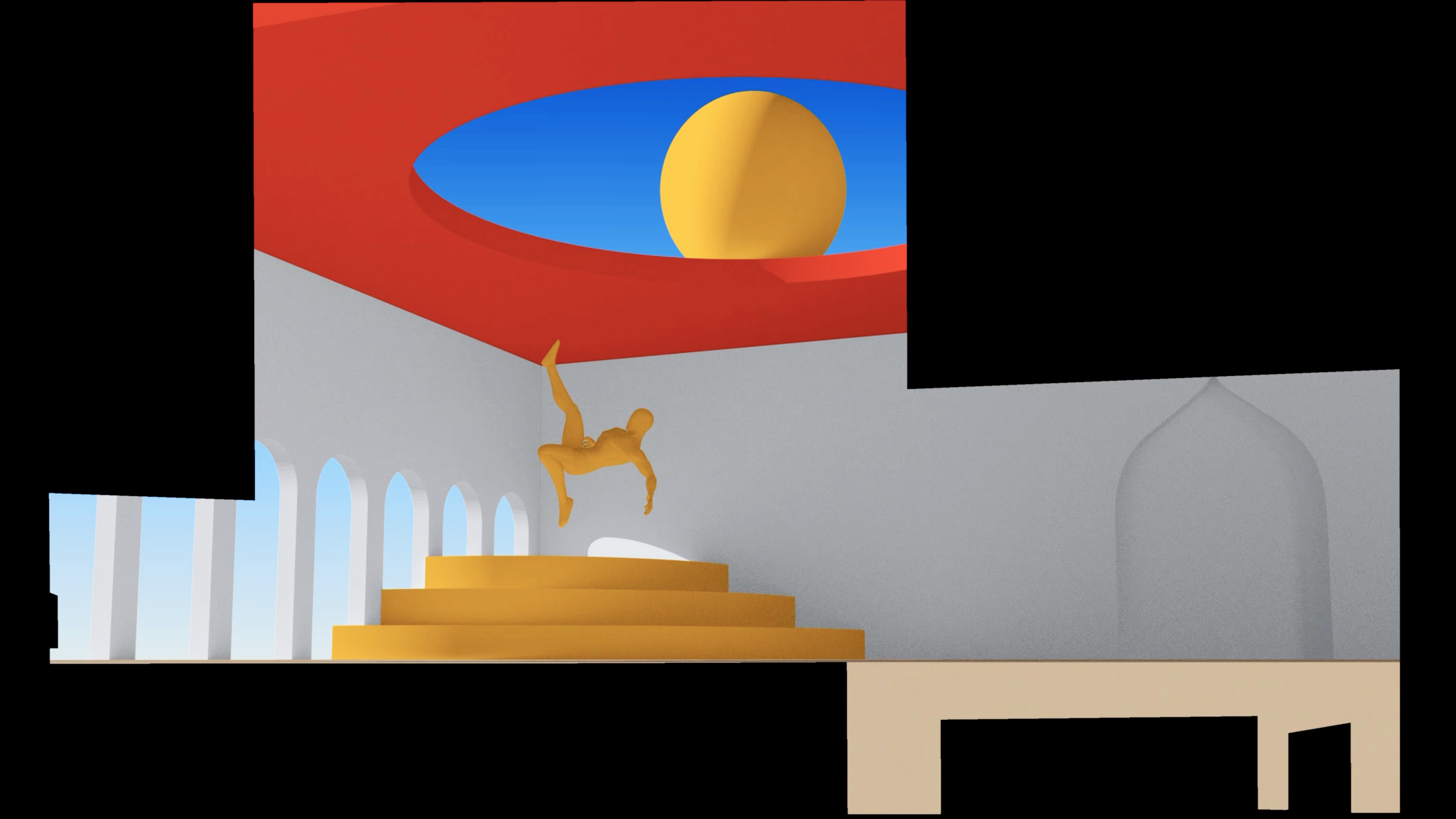 Incredible Projection Mapping Artworks in Qatar: Ministry of Interior ...