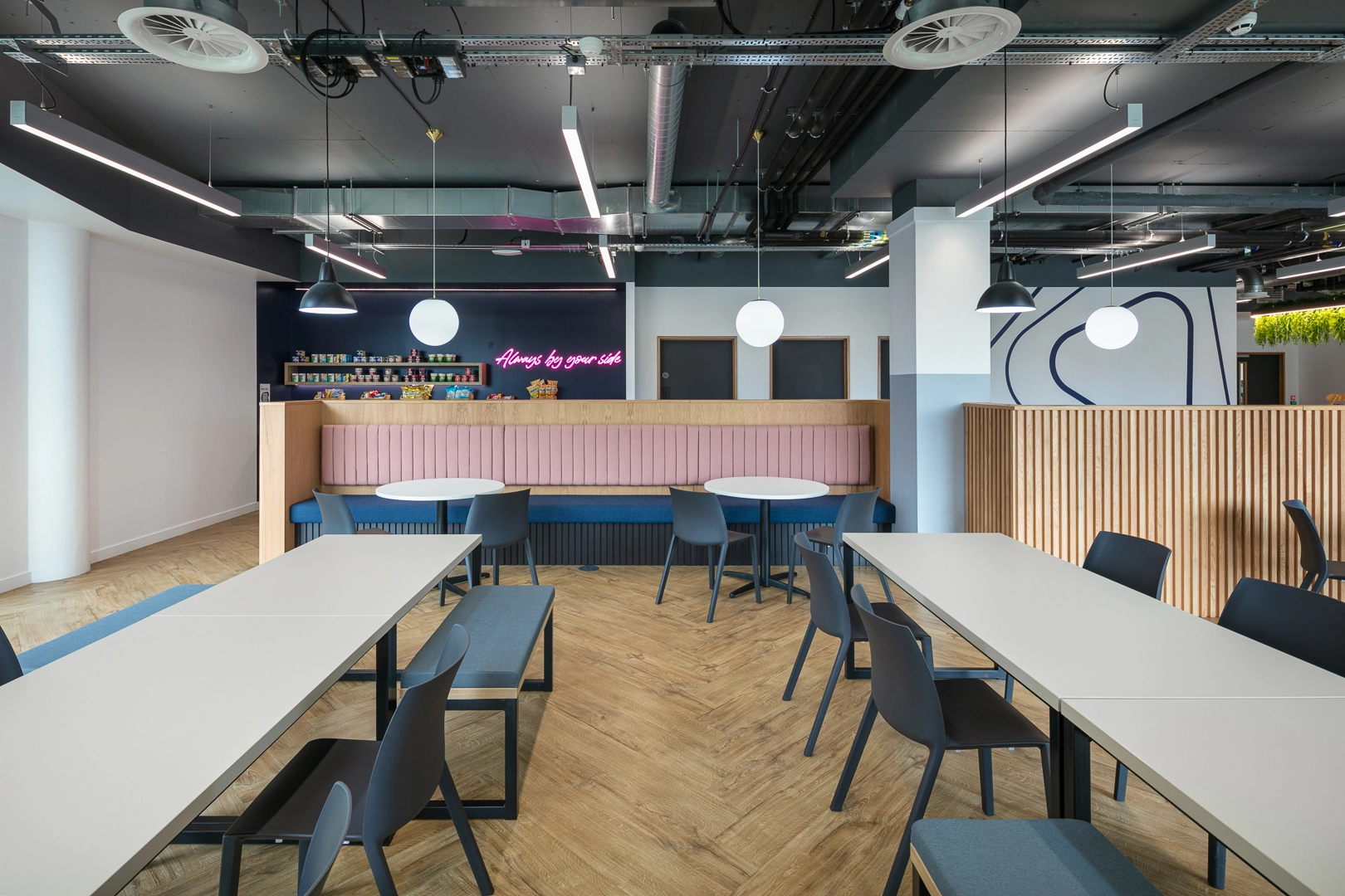 An instantly recognisable space for an instantly recognisable brand