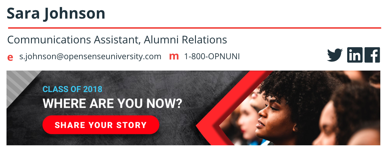 Opensense Blog: 6 Cool New-School Ways to Leverage Email Signature Banners