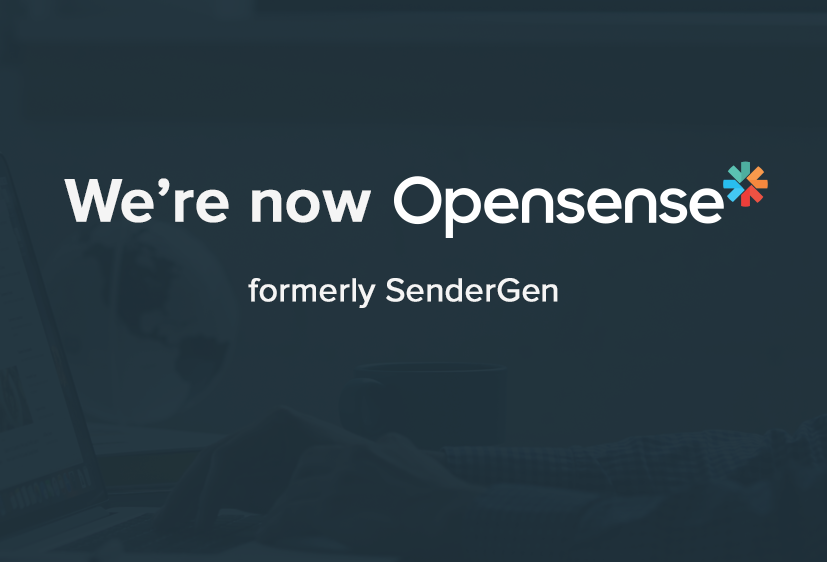 Opensense Blog: It's Official. SenderGen is Now Opensense.