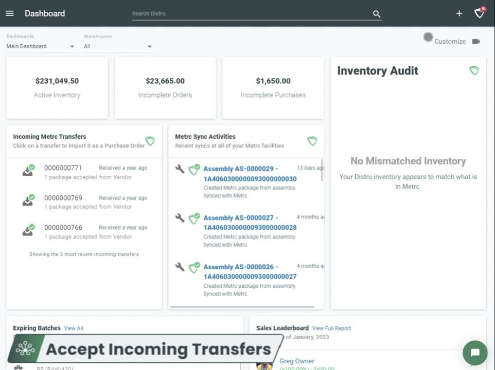 Distru: Streamlined Seed to Sale Software & Cannabis ERP