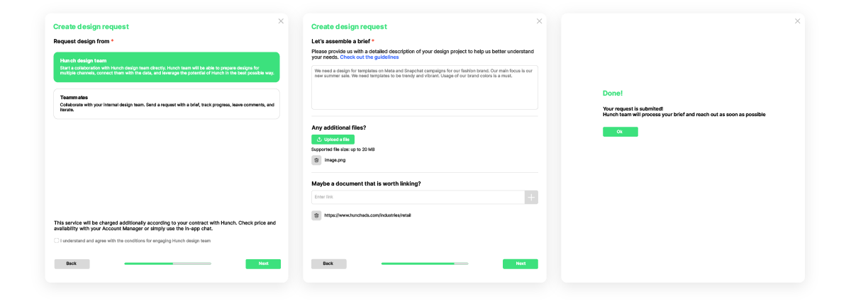 What's new: Design requests