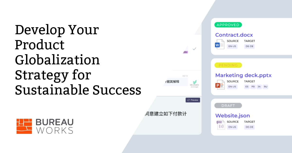 Develop Your Product Globalization Strategy for Sustainable Success ...