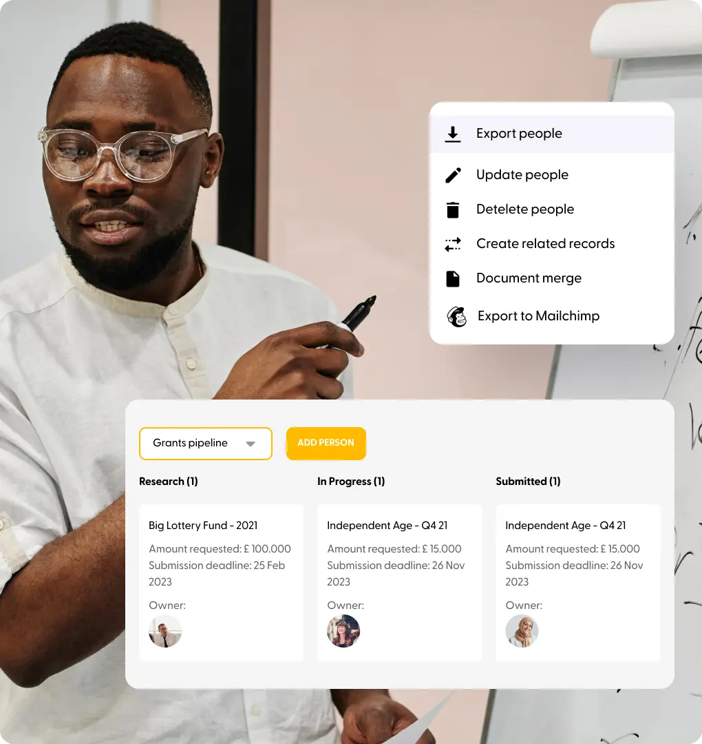 Beacon | Charity CRM Features