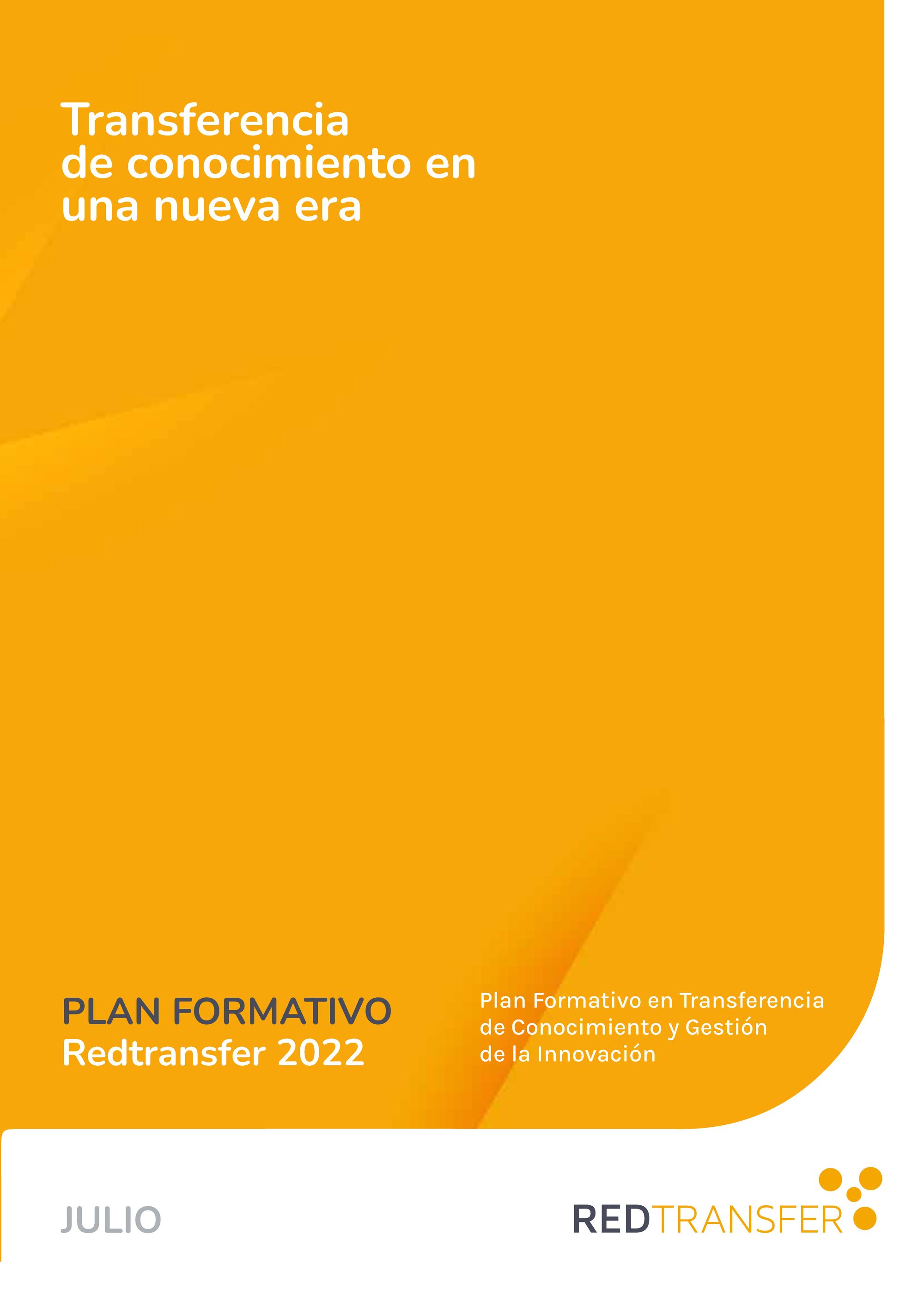 Redtransfer - Plan Formativo