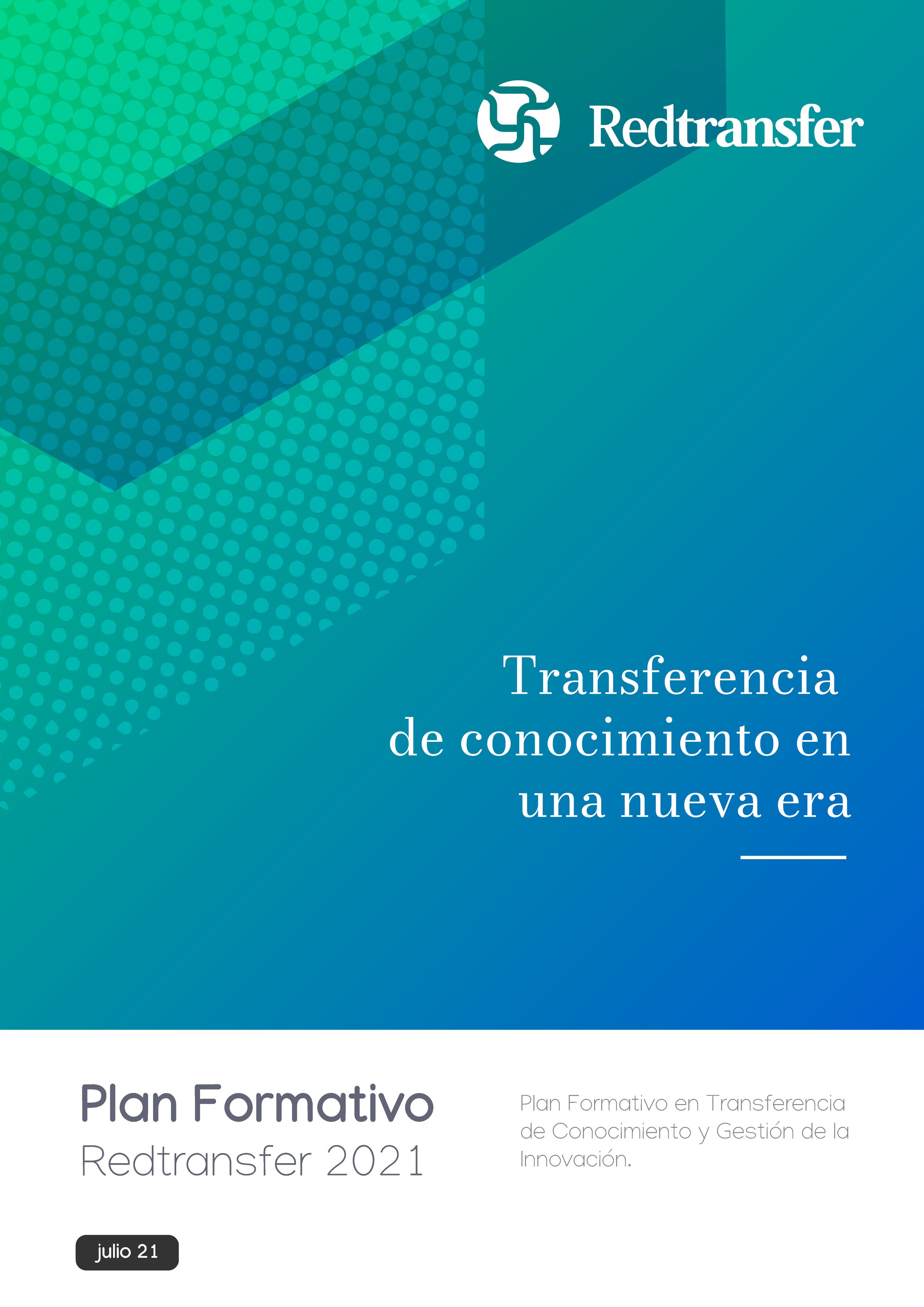 Redtransfer - Plan Formativo