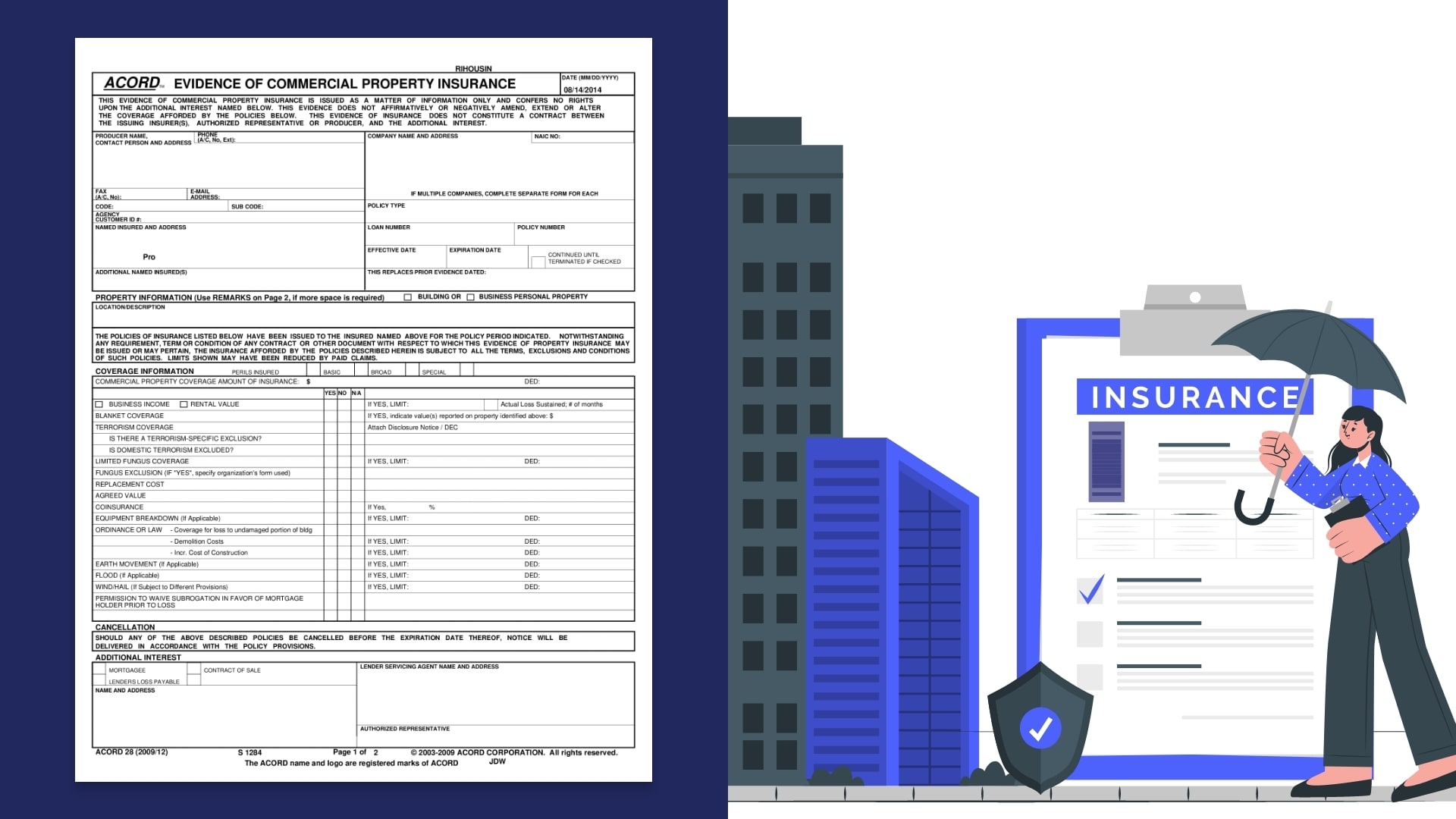 Definition Of Acord 28 Acord 28 Processing Automation