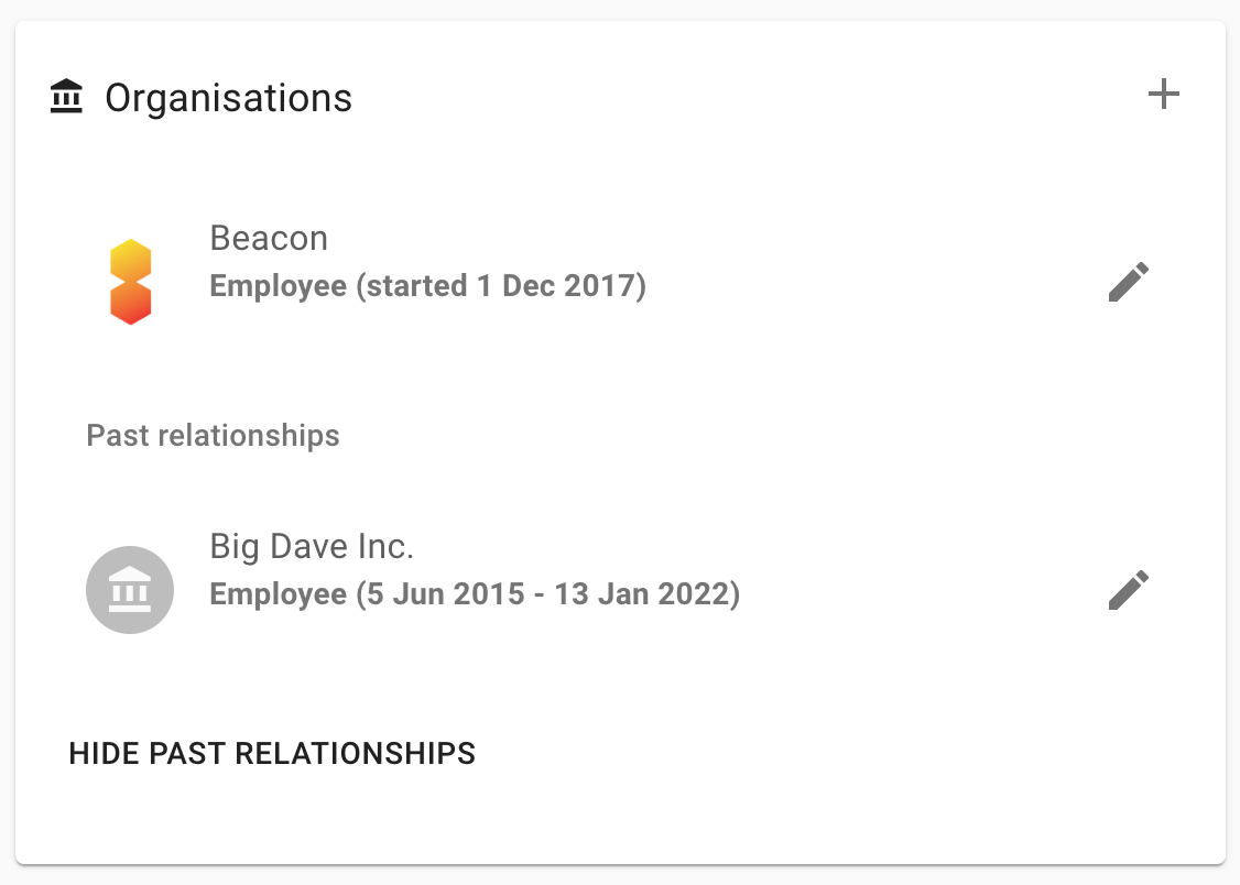 Introducing: Relationships