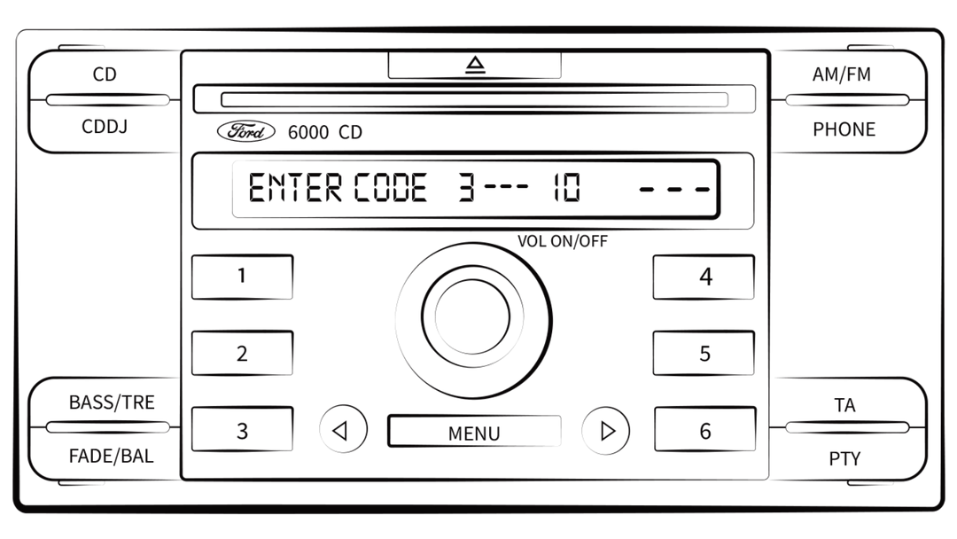 6000 CD radio (2004 - 2008)