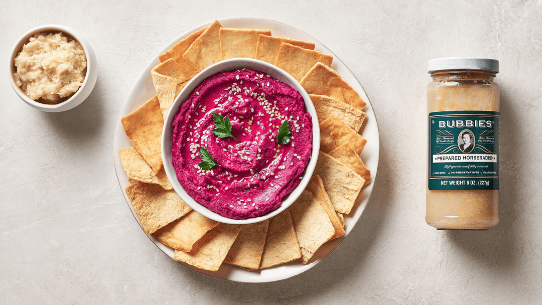 Roasted Beet Hummus | Bubbies