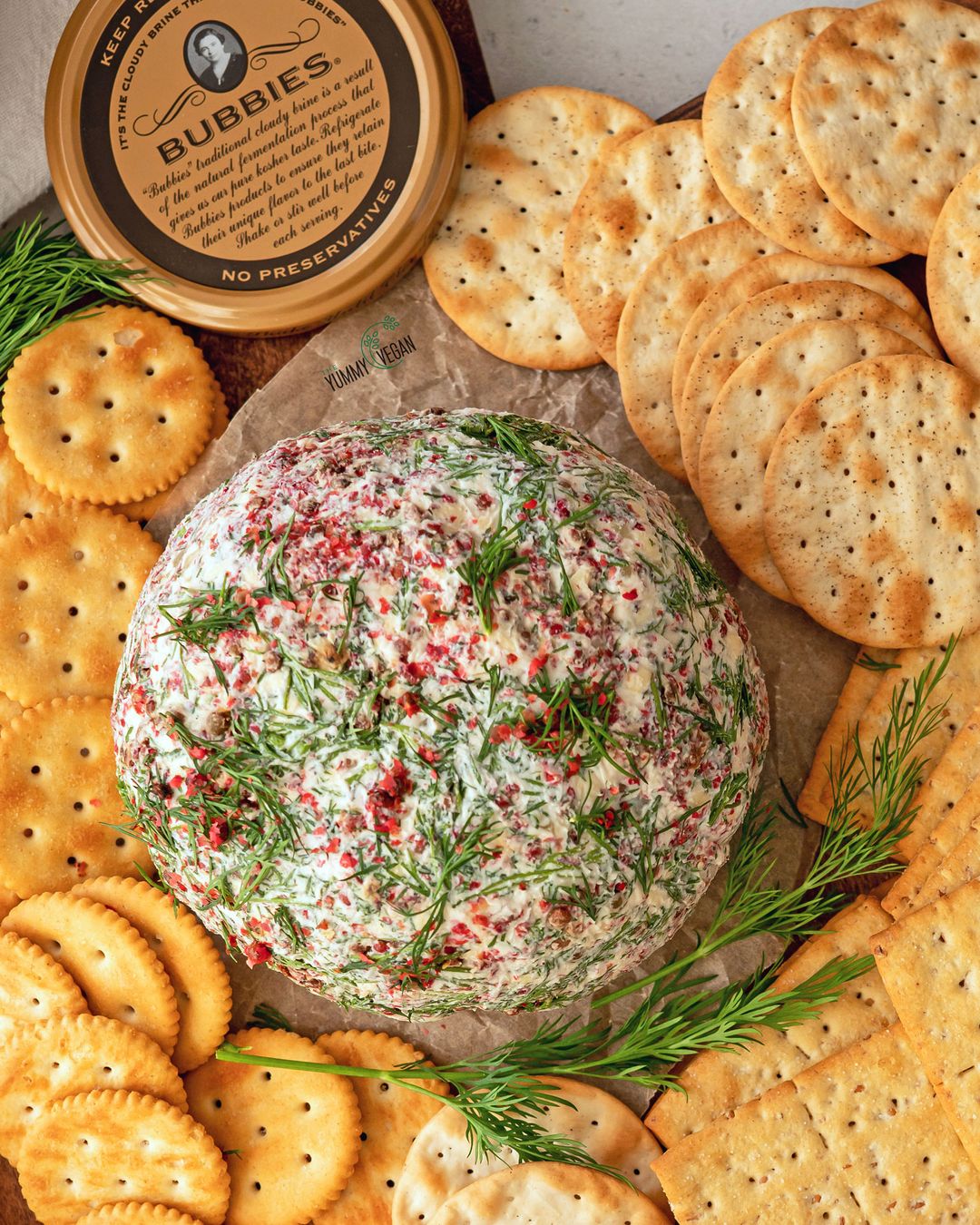 Dill Pickle Cheese Ball | Bubbies