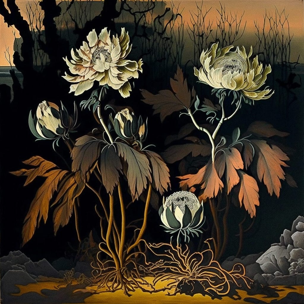 Charles E. Burchfield Midjourney style | Andrei Kovalev's Midlibrary 2.0