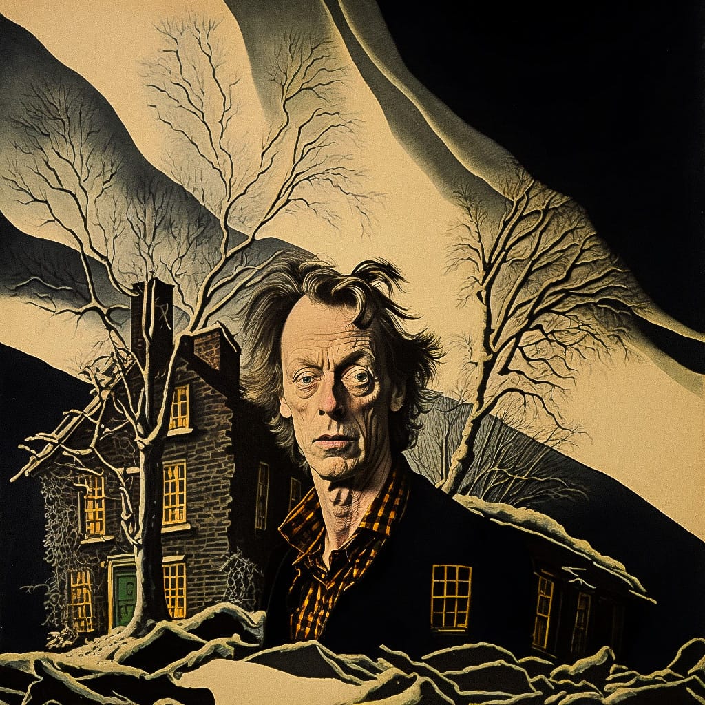 Charles E. Burchfield Midjourney style | Andrei Kovalev's Midlibrary 2.0