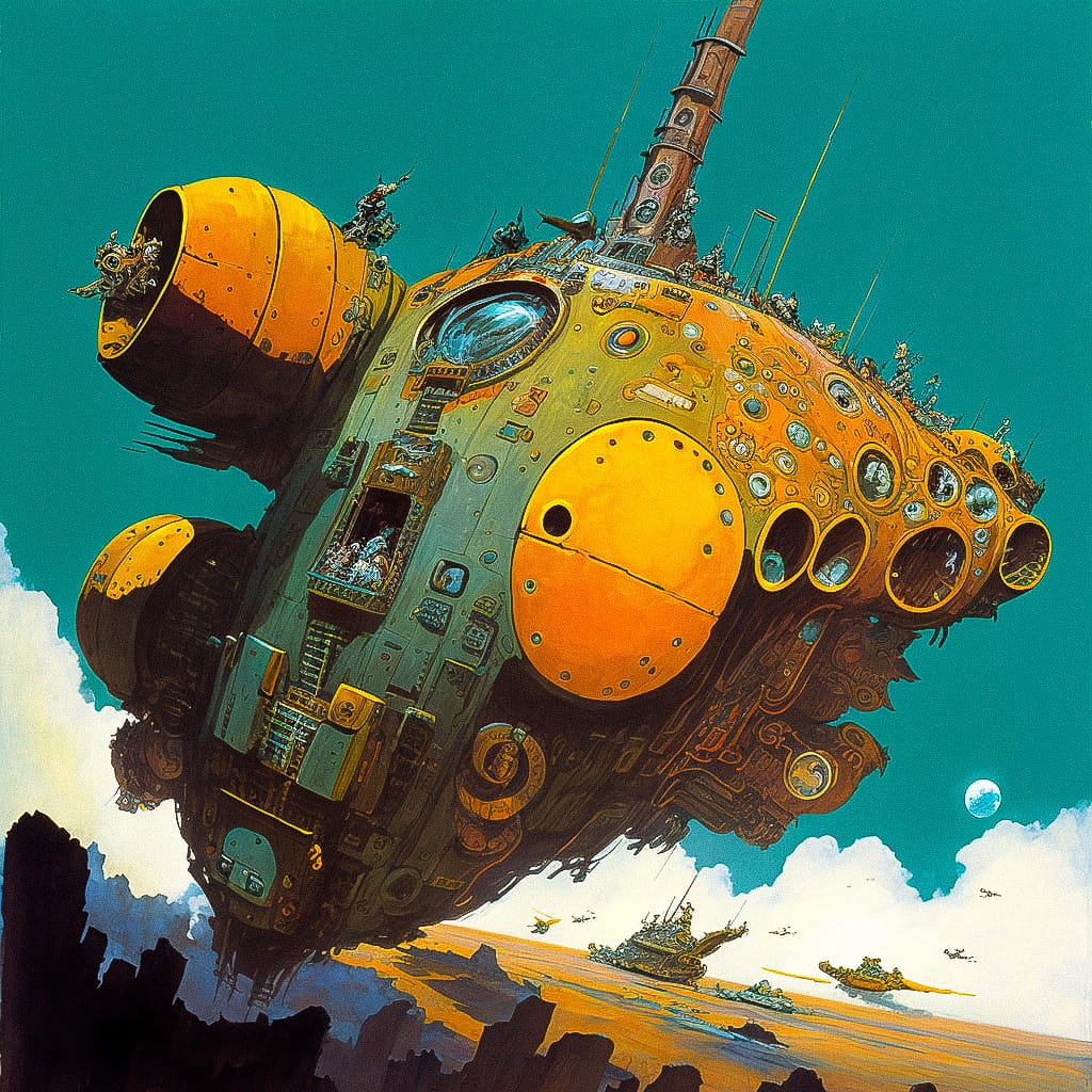 Chris Foss Midjourney style | Andrei Kovalev's Midlibrary