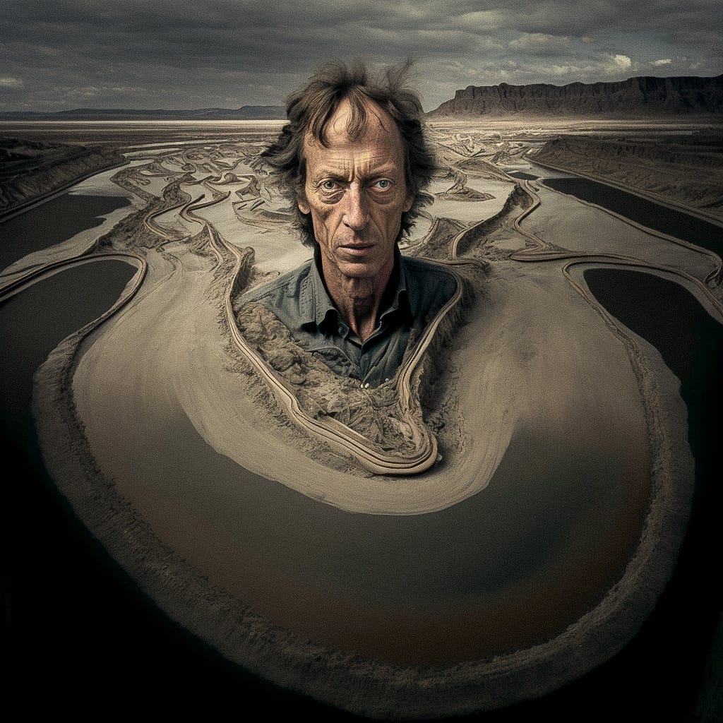 Edward Burtynsky Midjourney style | Andrei Kovalev's Midlibrary 2.0