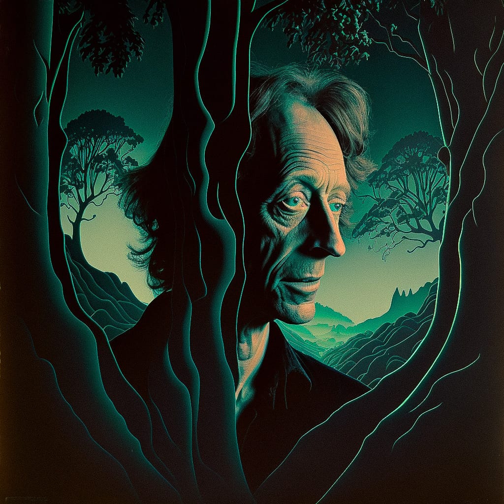 Eyvind Earle Midjourney style | Andrei Kovalev's Midlibrary 2.0