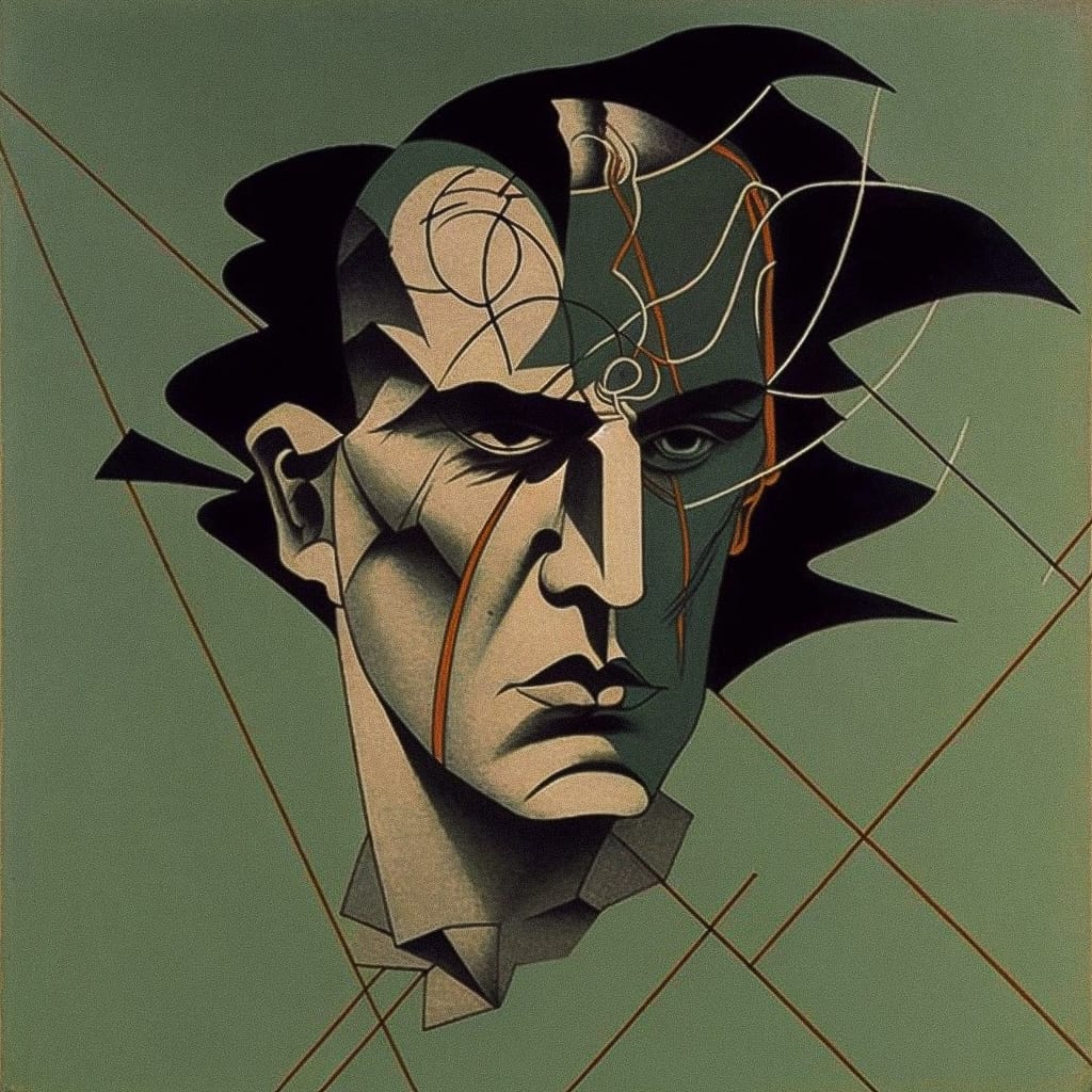 Francis Picabia Midjourney style | Andrei Kovalev's Midlibrary 2.0
