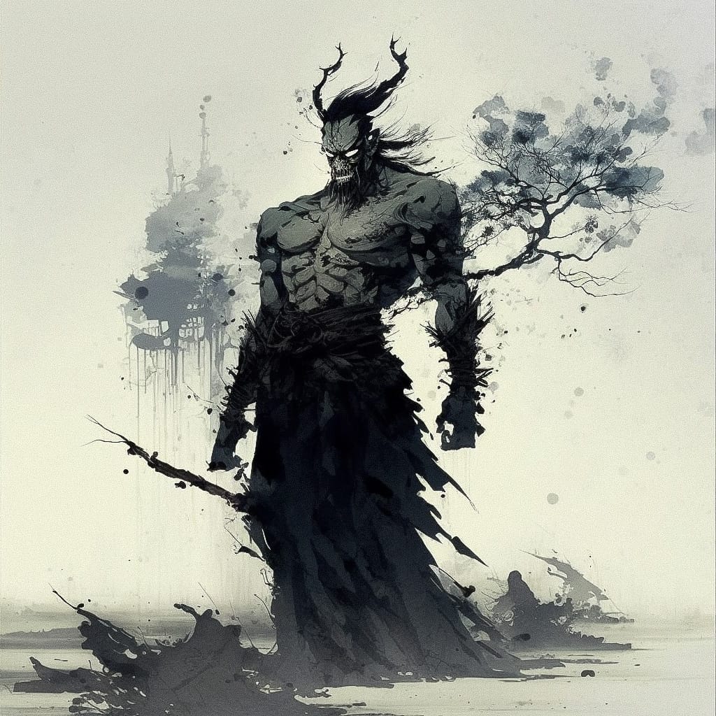 Fu Baoshi Midjourney style | Andrei Kovalev's Midlibrary 2.0