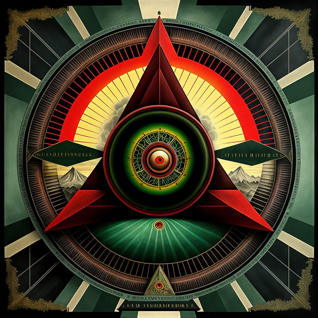 Paul Laffoley Midjourney style | Andrei Kovalev's Midlibrary 2.0