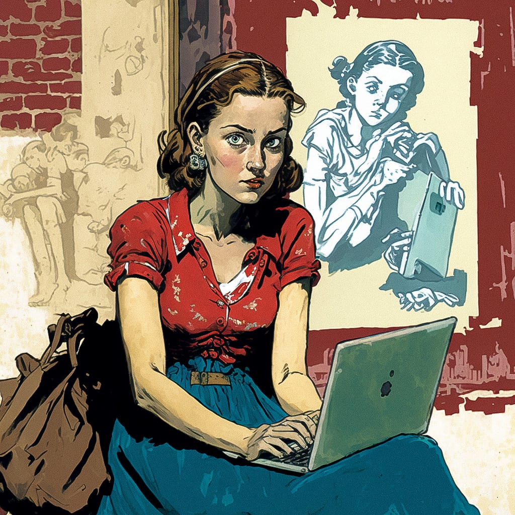 Paula Rego Midjourney style | Andrei Kovalev's Midlibrary 2.0